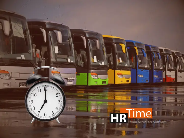 Zeiterfassung für Busunternehmen - HR Software von HRTime
